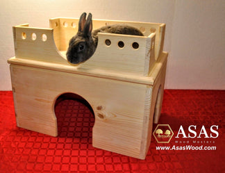 Rabbit Castle ️ Large – AsasWood
